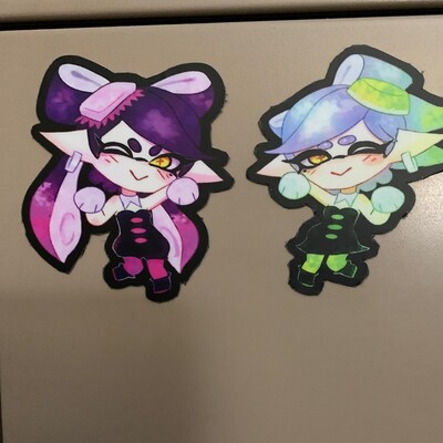 Splatoon 2 : Deep Cut, Squid Sisters, off the Hook Stickers - Etsy