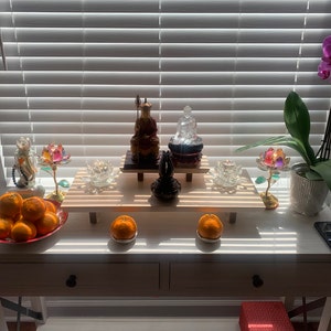Table Top Altar . Beautifully Handcrafted 3 Tier Buddhist Altars Made ...