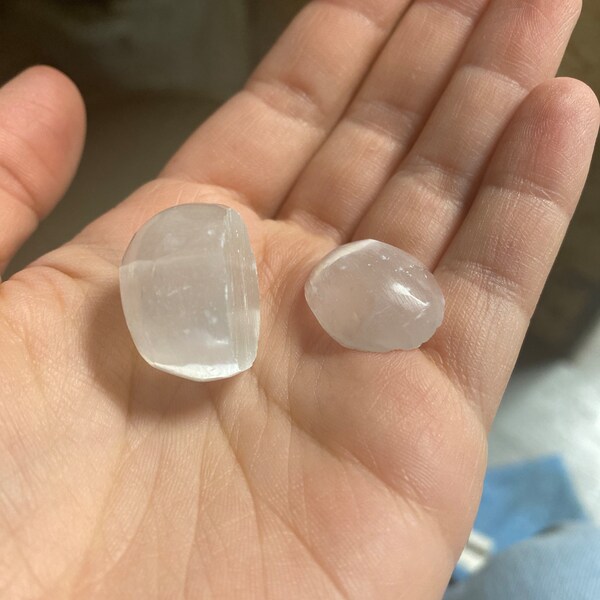 Selenite Tumbled Stones: Choose How Many Pieces (premium Quality 'A ...