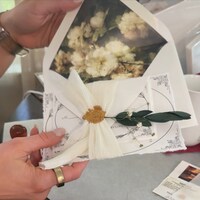 ANNABELLE English Regency Floral Frame Wedding Invitation, Elegant ...