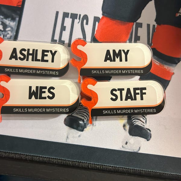 Nametags Custom Shapes Customized Nametag Name Badges With Magnetic Pin ...