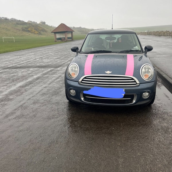 Mini Cooper Bonnet Stripes, Stripes for Hood, Racing Decoration Decals ...