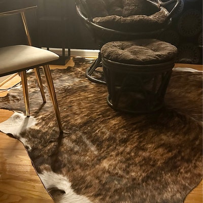 Tricolor Cowhide, Speckled Longhorn Cowhide Rug, Brown and White Hide ...