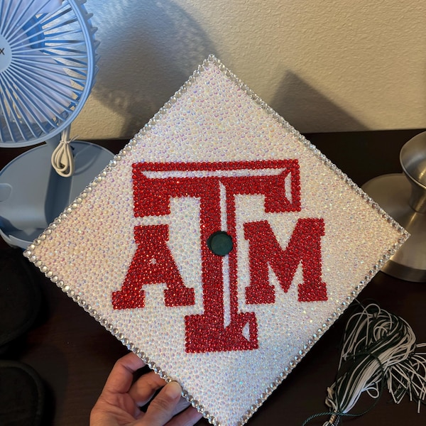 Custom Rhinestone Graduation Cap Topper - Etsy