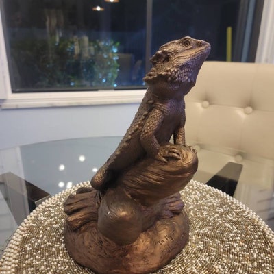 Bearded Dragon Sculpture - Etsy