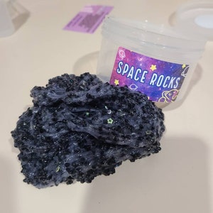 Space Rocks Scented Crunchy Bingsu Slime - Etsy