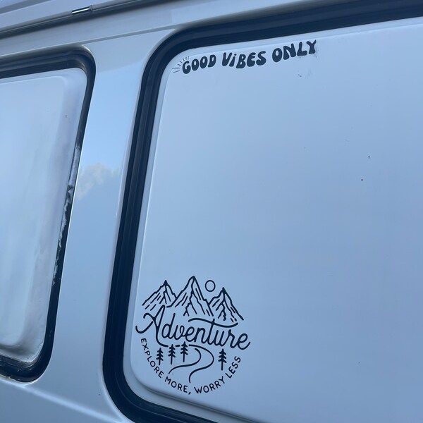 Adventure Sticker | Vinyl Decal | Laptop Sticker | Car Decal | Travel ...