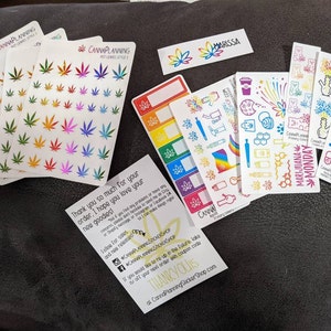 Clear Marijuana Monday Hand-Lettered Weed | Etsy