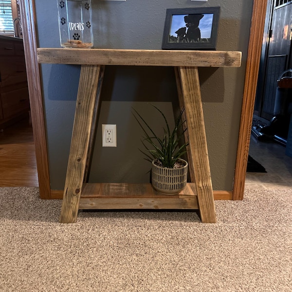 Natural A-frame Wrap Around Coffee Table - Etsy