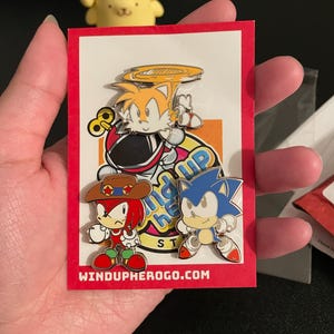 Sonic the Hedgehog Enamel Pin Set - Etsy