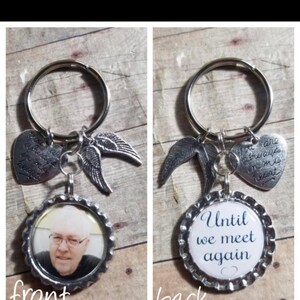 Memorial Keychain Memorial Gift Memorial Keepsake Photo Keepsake Photo ...