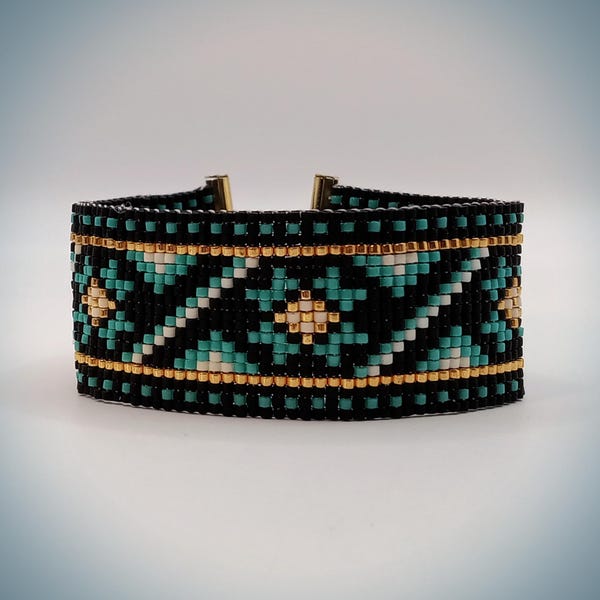 Bead Loom Pattern, Loom Bracelet Pattern, Bead Loom Bracelet, Bead Loom ...