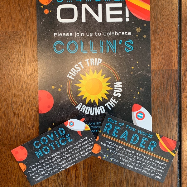 Editable Alien Birthday Invitations, Space Birthday Party Invitations ...