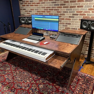 12U Recording Workstation UNFINISHED MDF/ Unfinished/diy/ Recording ...
