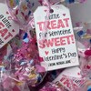 Valentine's Day Tag, Sweet Treat, Valentine Gift Label, Kids School ...