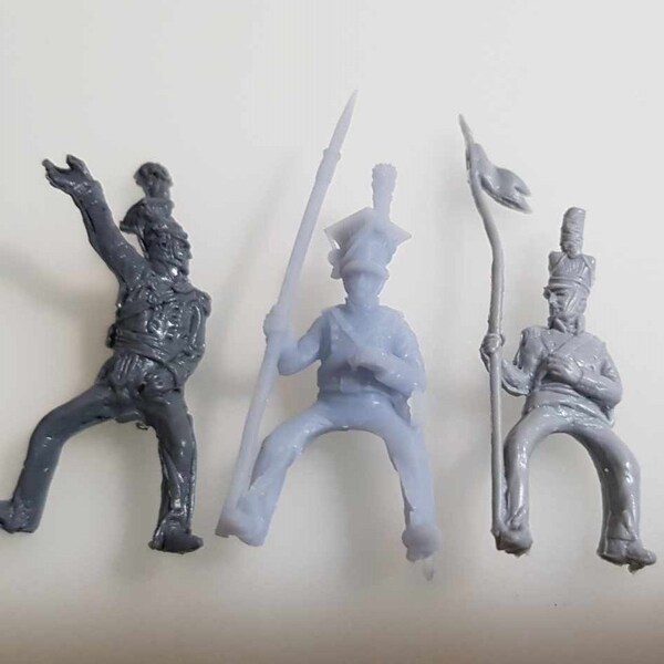 Austrian Uhlan Cavalry 3D Printed Model Figures - Napoleonic Era - Etsy ...