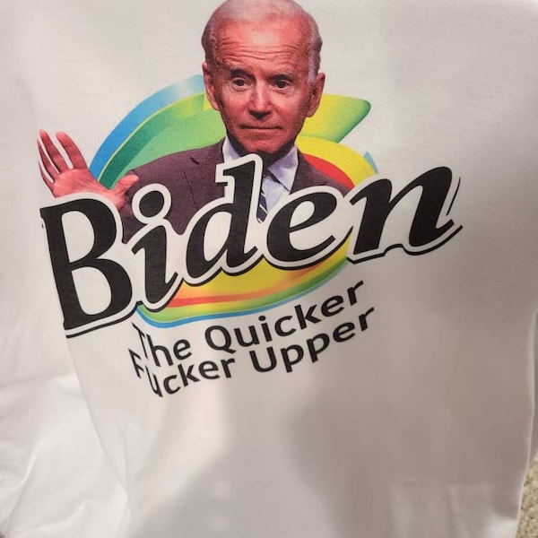 Joe Biden Quicker F'r Upper Digital PNG File Instant Download 300dpi ...