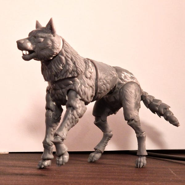 Wolf BJD Art Doll //articulate Wolf Doll/different Colours/paintable ...