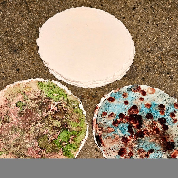 Ultra Thick Handmade Watercolor Paper, Deckled Edge Paper, 500GSM 15 ...