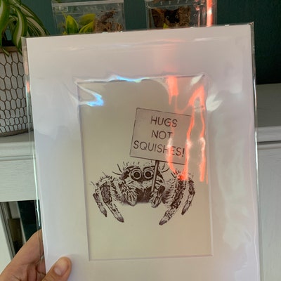 Printable Instant Download Jumping Spider Card Hugs - Etsy