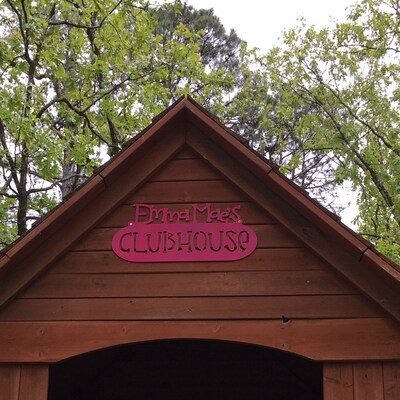 Kid's Playhouse Sign All Metal Painted - Etsy