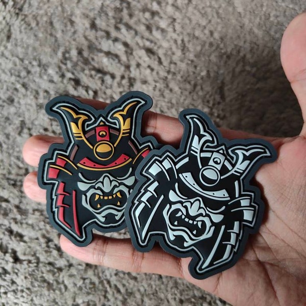 Samurai Head - (PVC) Morale Patch - Etsy