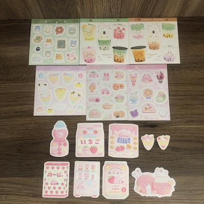 Bunny Dim Sum Sticker Sheet 4x6 Matte Vinyl Sticker Sheet - Etsy