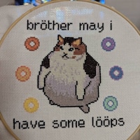 Brother May I Have Some Loops Cat Meme Funny, Modern, Subversive Cross ...