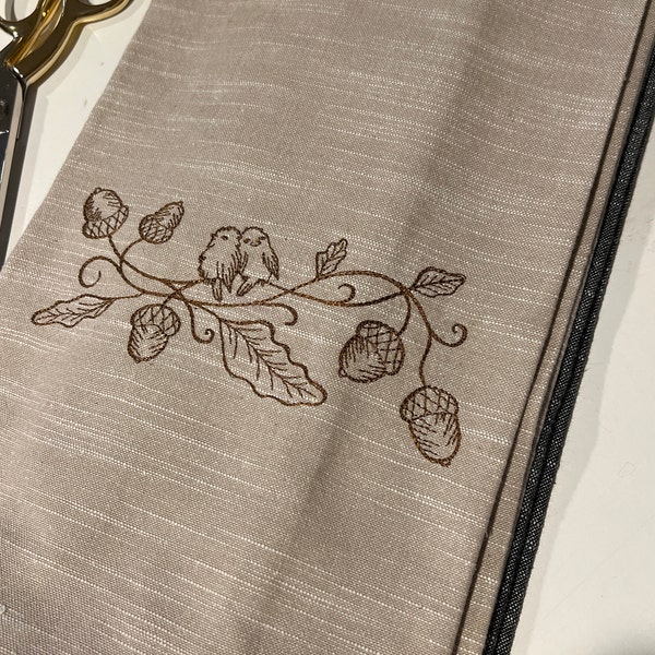 Autumn Border Machine Embroidery Design 4 SIZES, Thanksgiving Border ...