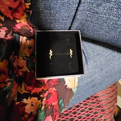 18K Gold Diamond Marquise Earring Set Earring Stack Sterling Silver ...