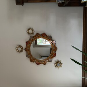 Cherry Red Star Mirror 18.1 Decorative Wall Mirrors - Etsy