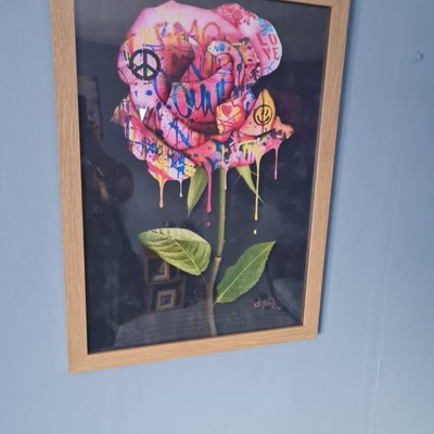 World Unity Holding Hands Graffiti Art Box Framed Printed Canvas - Etsy UK