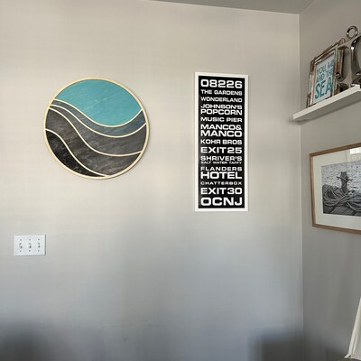 Geometric Mountain Triptych, Three Panels, Rustic Style Wall Art, Mountain Range, Lodge Decor - Etsy