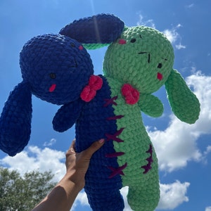 Crochet Pattern Two Headed Plushie Bunny Bear Halloween - Etsy