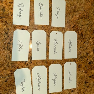 PRINTED Gift Tags, Wedding Gift Tags, Custom Text Gift Tags, Custom ...