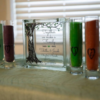 Blended Family Unity Sand Ceremony Set, Together We Make a Family ...