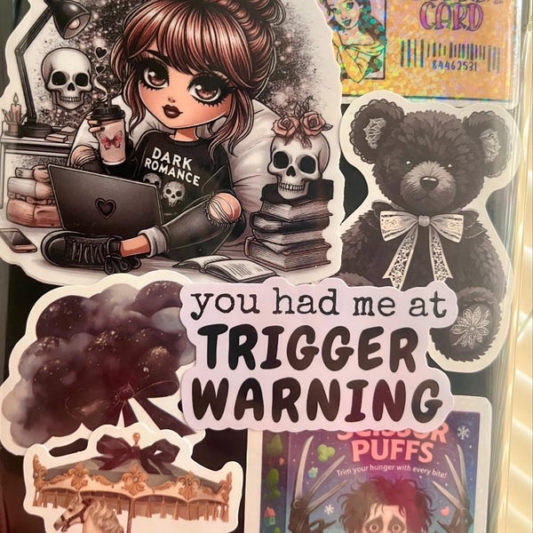 Polin Sticker Set , Penelope and Colin, Large Waterproof Bookish ...