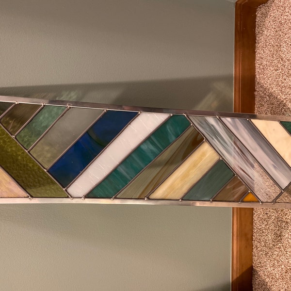 Custom Made Stained Glass Window Panel the Emerald City - Etsy