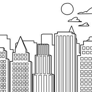 Joshua and the Battle of Jericho Clipart, Black and White, Digital ...