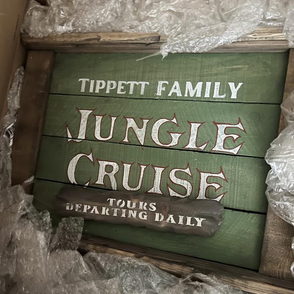 Jungle Cruise Sign - Etsy