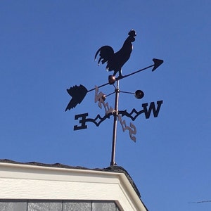Hand Made Rooster Chicken Weathervane NEW - Etsy