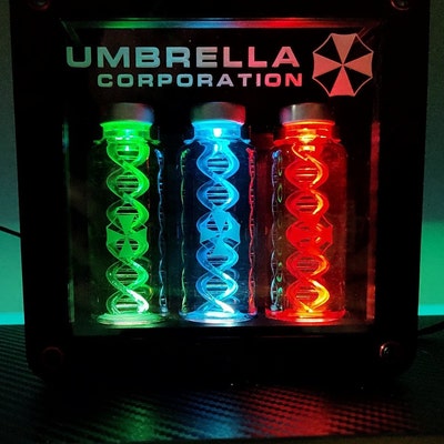 Resident Evil Umbrella Corporation Abyss Virus Helix Vial Prop - Etsy