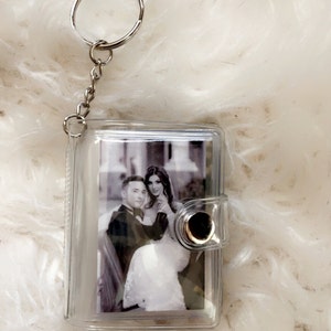 Tiny Mini Small Photo Album Keychain includes Personalized Photos Tiny ...