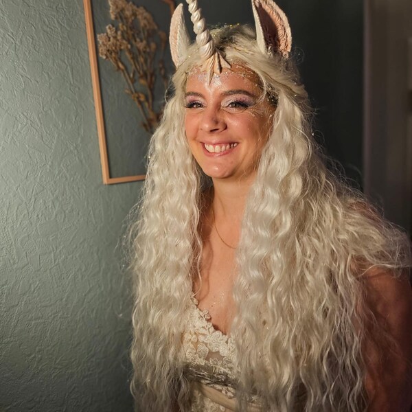 Coco 30 Inch or 40 Light COOL Tone Ash Blonde Wig No Ombré Womens Long Wig Lace Front Realistic ...