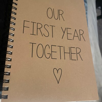 Our First Year Together 5 X 7 Journal - Etsy