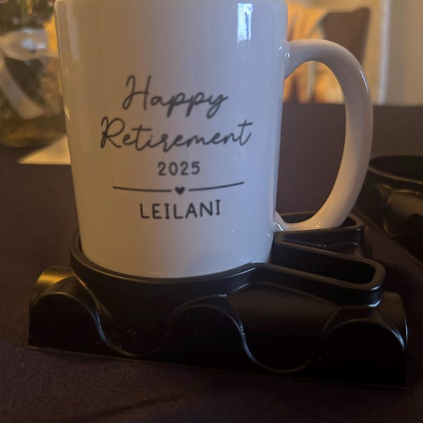 Happy Retirement Mug Personalized, Retirement Gift for Women ...