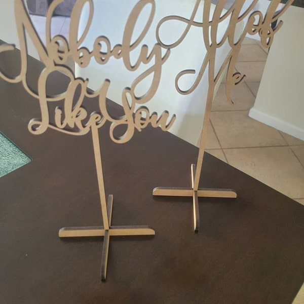 Table Names Personalised Wedding Signs Table Numbers Decorations Laser ...