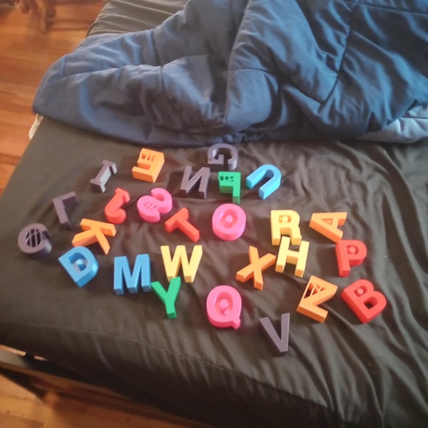 Tvokids Style Letters - 3D - Etsy