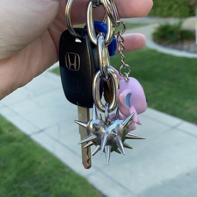 Heart Morningstar Mace Keychain - Etsy Australia