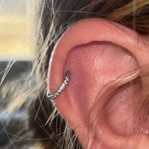 Titanium Pentagram Hoop, Star Piercing, Cute Body Jewellery - Etsy